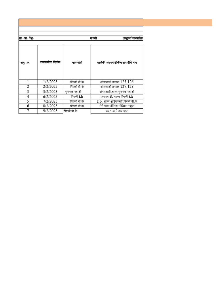 Micro Plan - Format | PDF