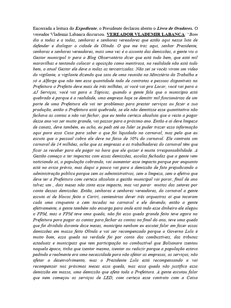 Ata 38.2023 - Parte 1 | PDF