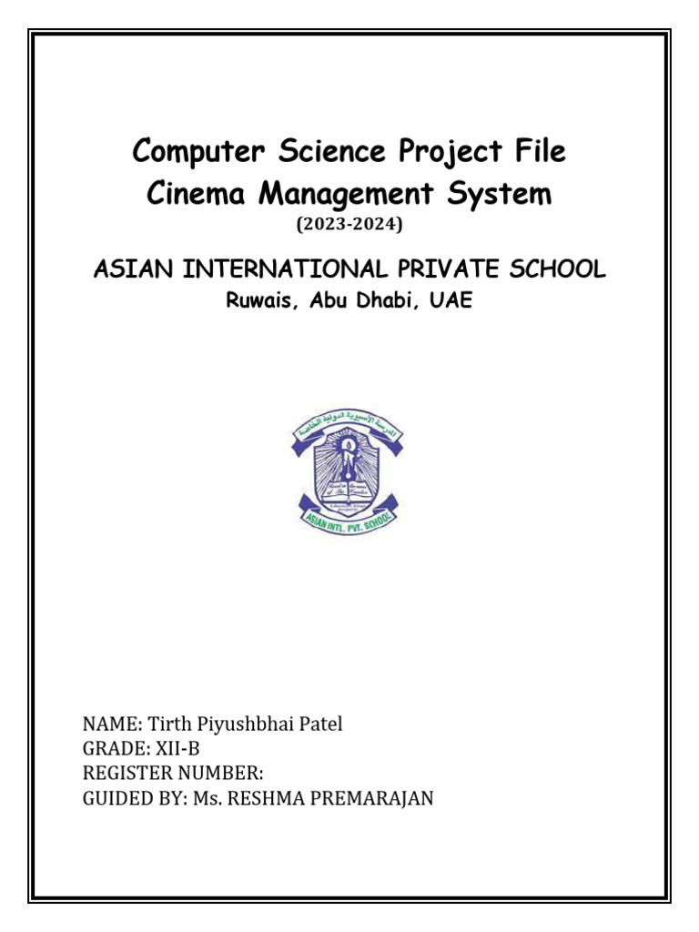 Computer Project Documentation | PDF