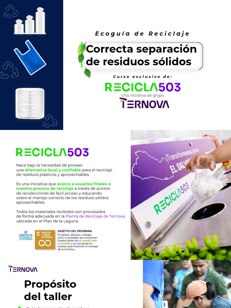 Ecoguía Recicla 503 | PDF | Residuos | Reciclaje