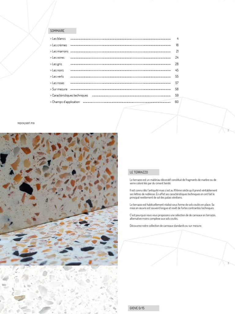Catalogue Terrazzo | PDF