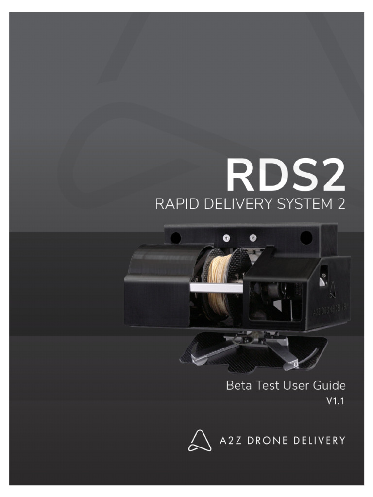 RDS2 Beta Test User Guide v1.1 | PDF | Manufactured Goods