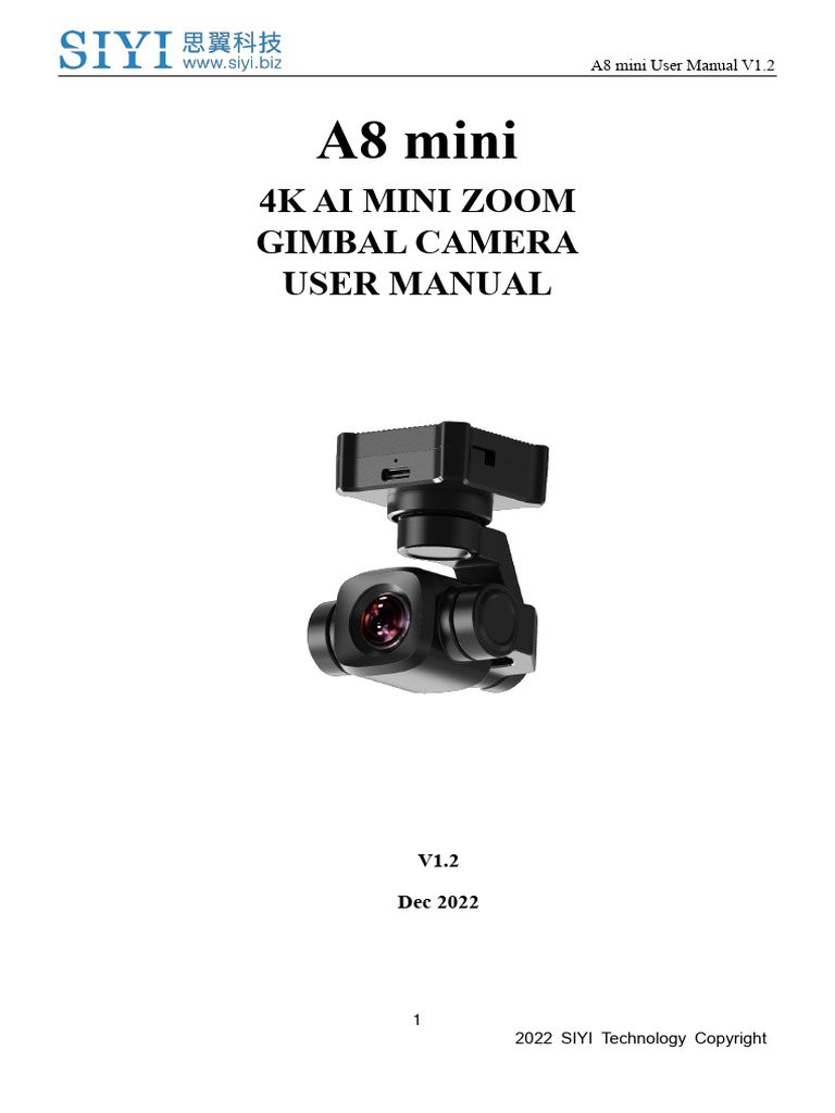 A8 Mini User Manual v1.2 | PDF | Video | Camera