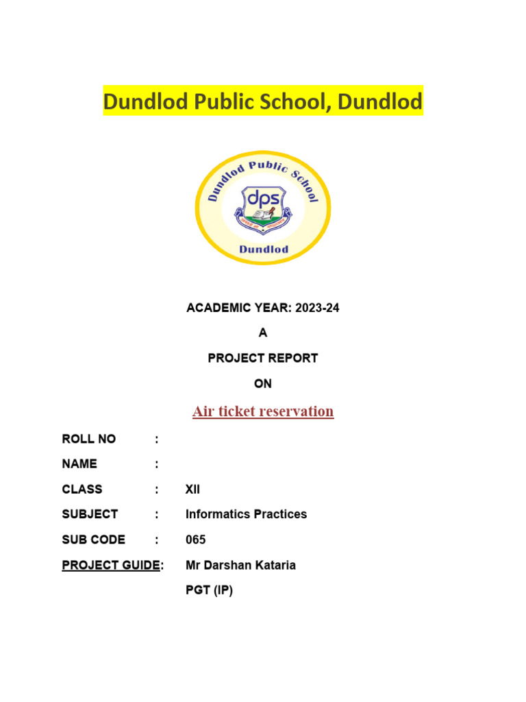 Air Ticket Reservation-2 | PDF | Databases | Computer Program
