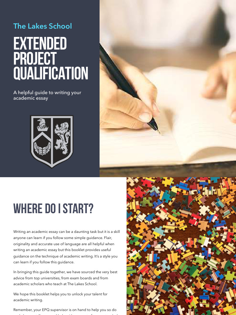 EPQ Guidance Booklet Compressed | PDF | Essays | Theory