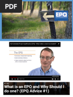 EPQ Artefact Project Checklist | PDF | Career & Growth | Computers