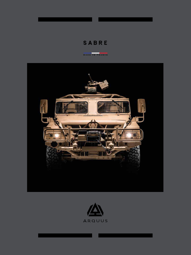 Arquus SABRE | PDF | Vehicle Technology | Military Vehicles