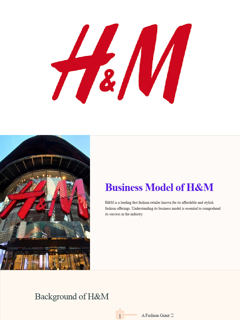 Business Model of H&M | PDF | Retail | Economies