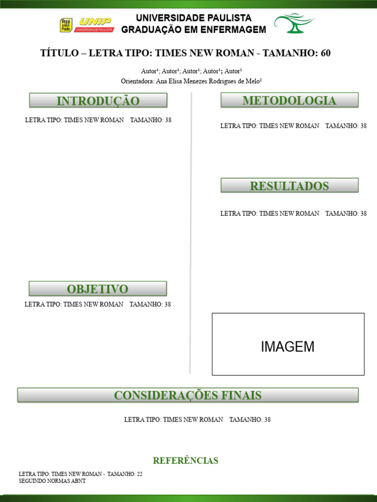 Modelo Bannerposter TCC Unip 2023.2 | PDF