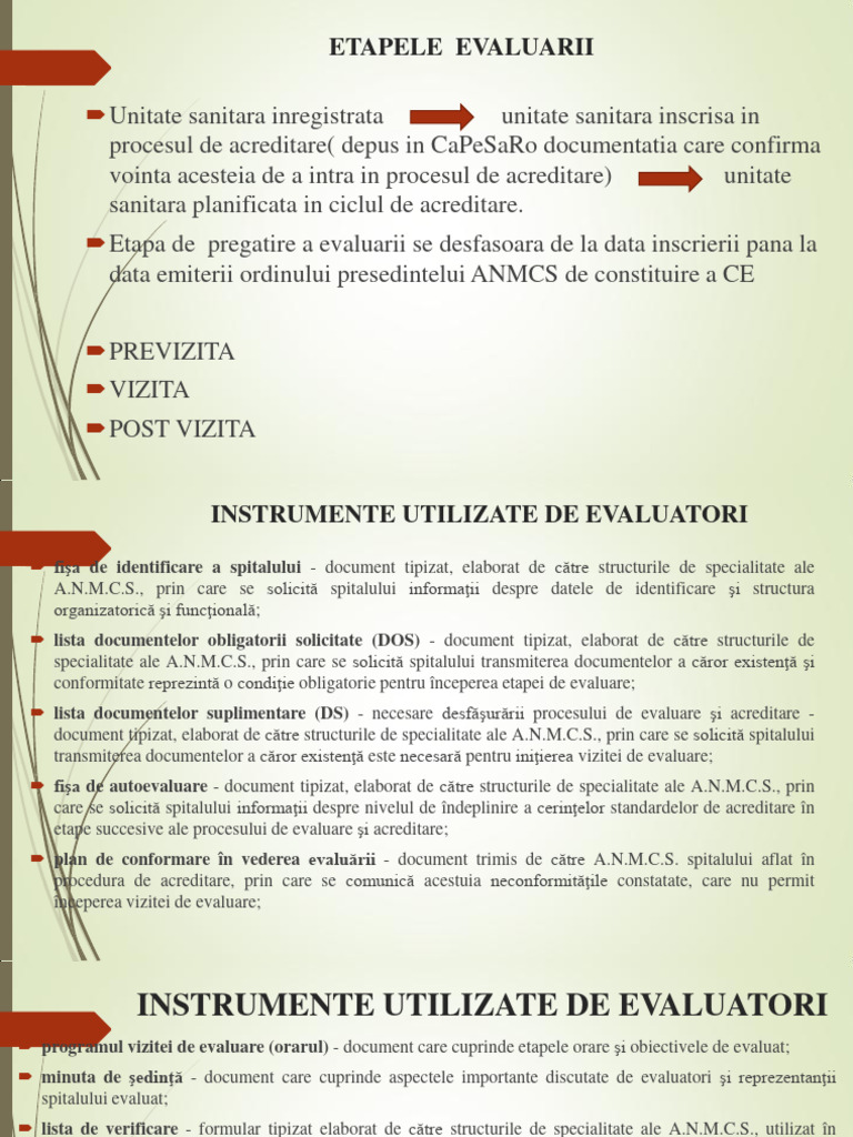 Program Vizita de Evaluare-1 | PDF
