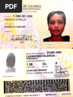 Cedula Alexander | PDF