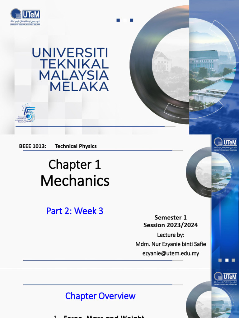 2023 Tech Phy - Chap 1 Part 2 | PDF