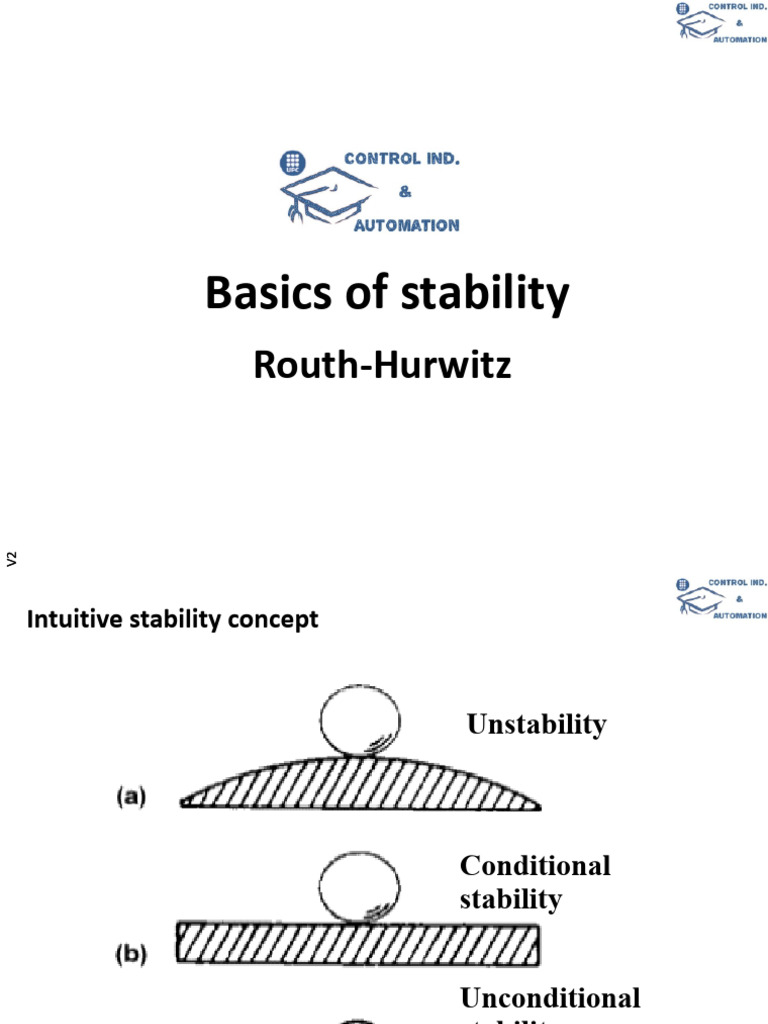 Stability Analysis with Routh-Hurwitz | PDF | Computational Science ...