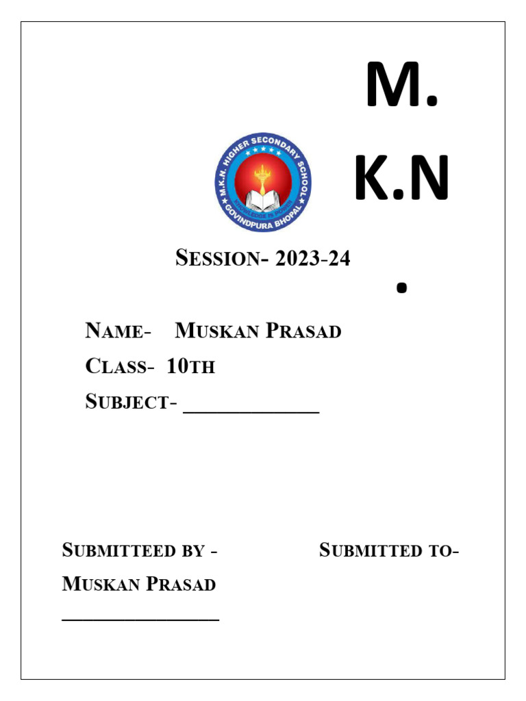 Format For Science Project File | PDF