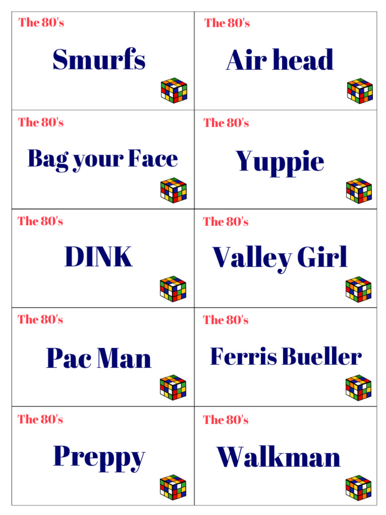 1980s Charades | PDF