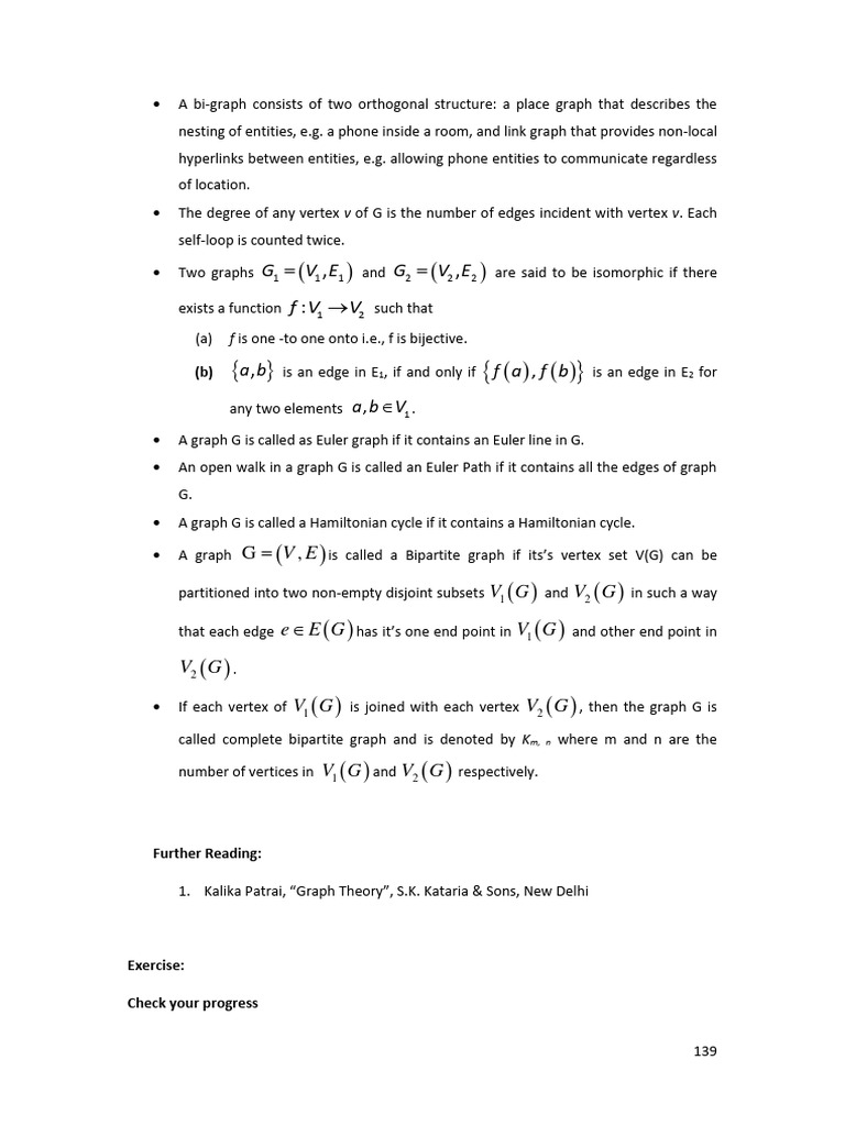 Check Your Progress_2 | PDF | Vertex (Graph Theory) | Mathematical Analysis
