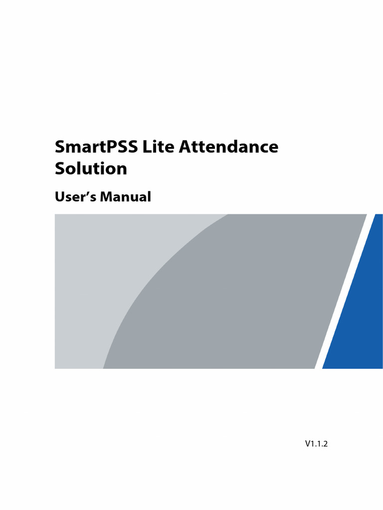 SmartPSS Lite Attendance Manual | PDF | Overtime | Qr Code