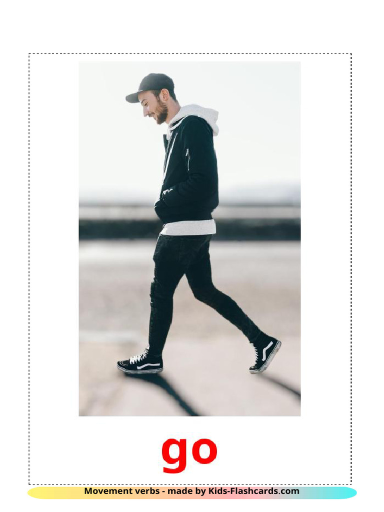 Movement Verbs 1 A4 | PDF