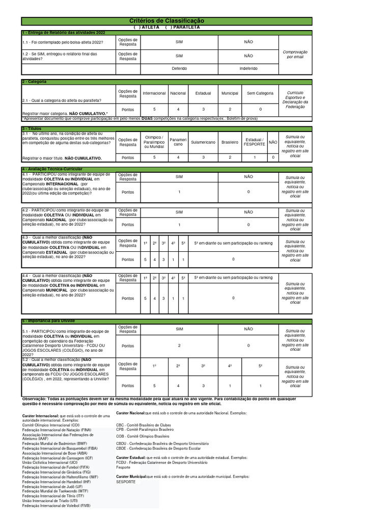 Anexo_02_Criterios_de_Classificacao_-_Bolsa_Alteta_2023 | PDF | Jogos ...