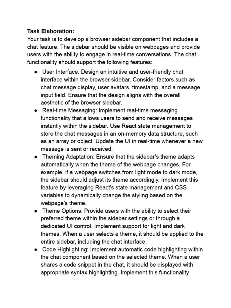 Task | PDF | User Interface | Software