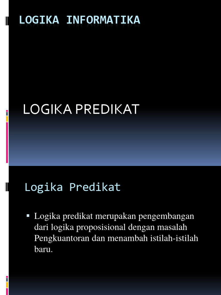 Variabel dalam Logika Predikat | PDF