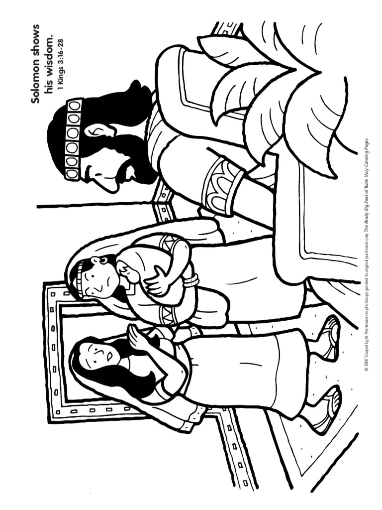 169 Solomon Shows His Wisdom | PDF | Solomons | Books Of Kings