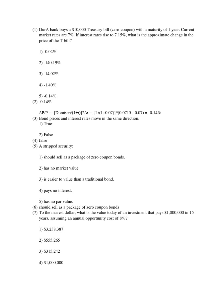 TB6 | PDF | Bond Duration | Bonds (Finance)
