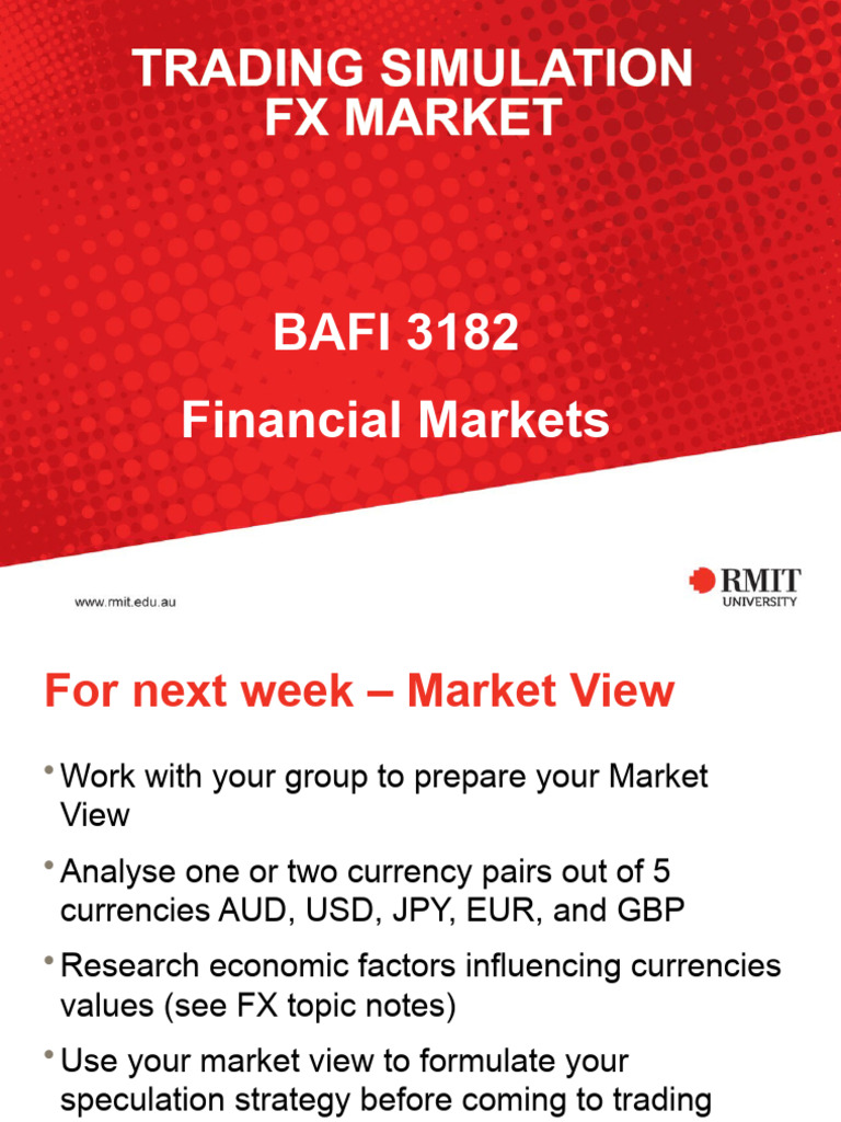Dealing Room FX Slides | PDF | Foreign Exchange Market | Business