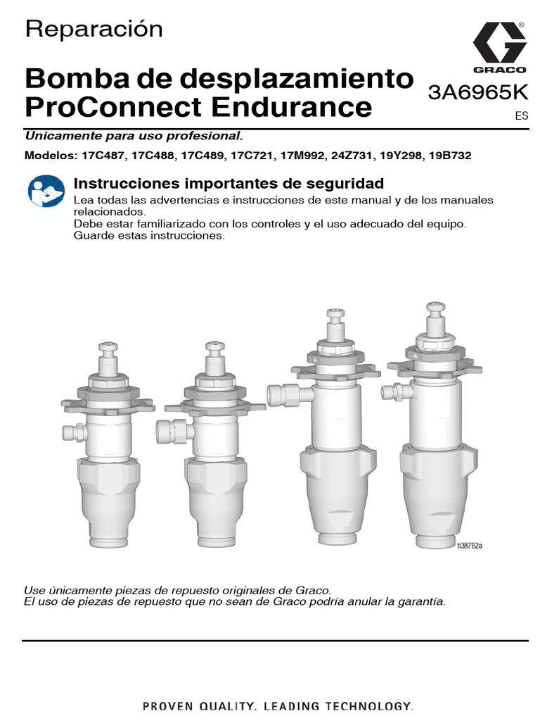 Despiece de La Bomba GRACO | PDF