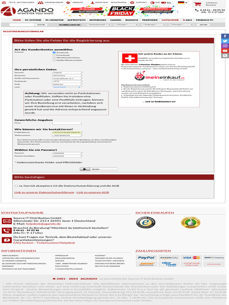 Agando Shop | PDF