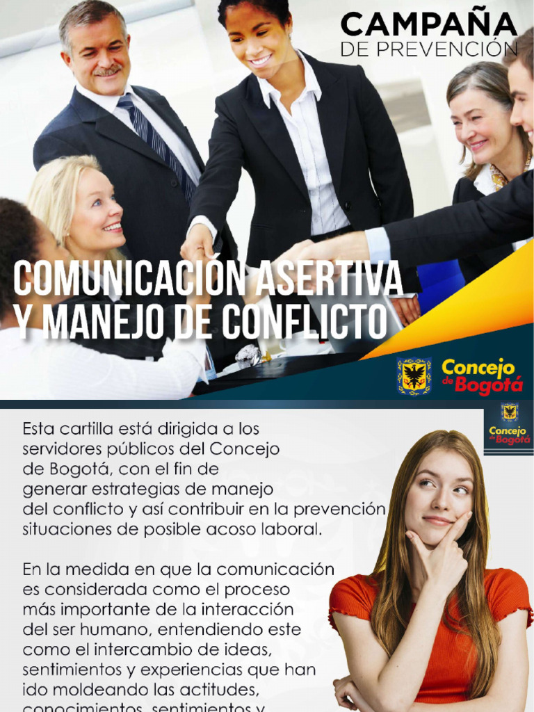 Comunicaci n Asertiva y Manejo de Conflicto Compressed | PDF