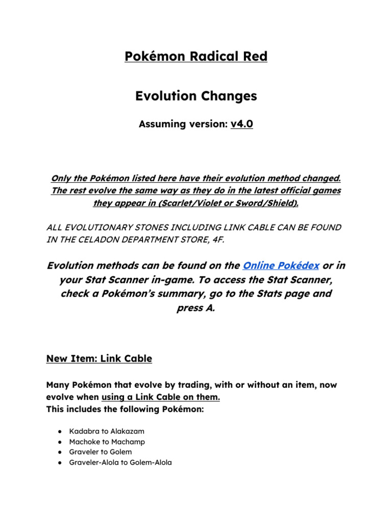 Evolution Changes v4.0 - Radical Red | PDF