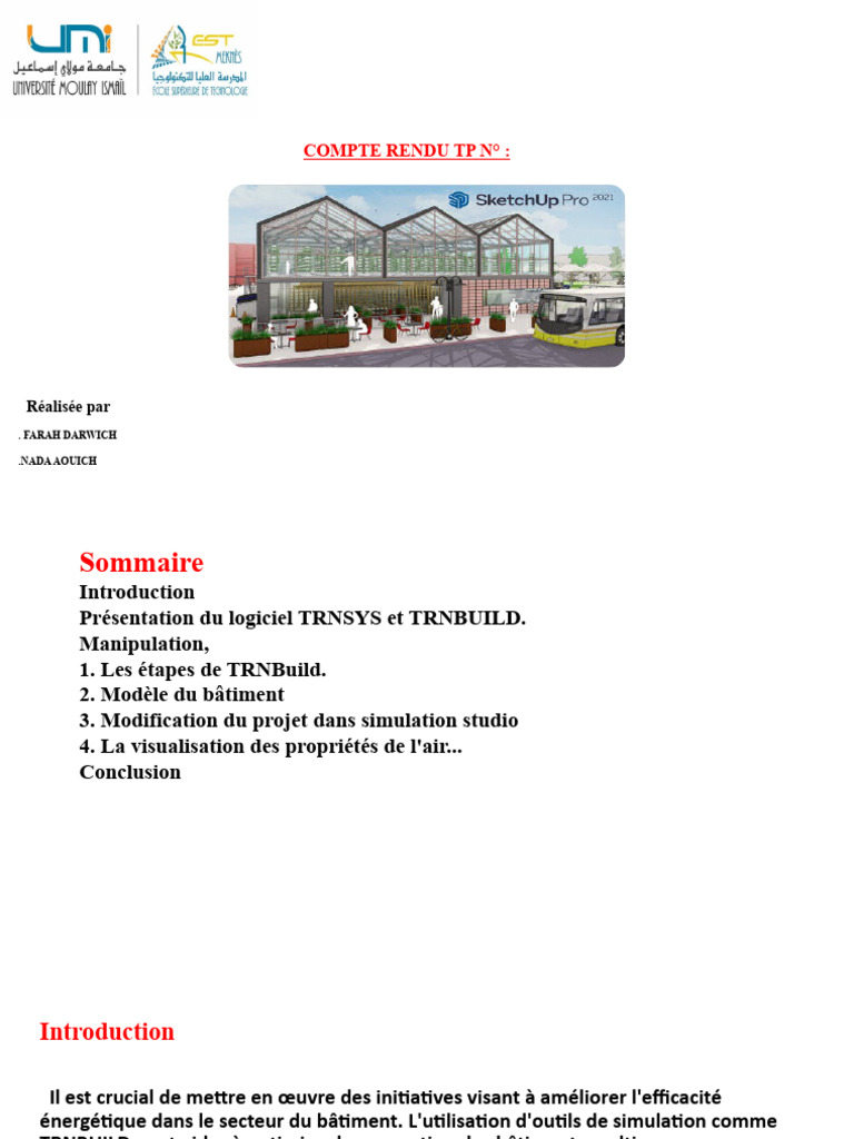 Compte Rendu TP N°:: Réalisée Par | PDF | Logiciel | Température