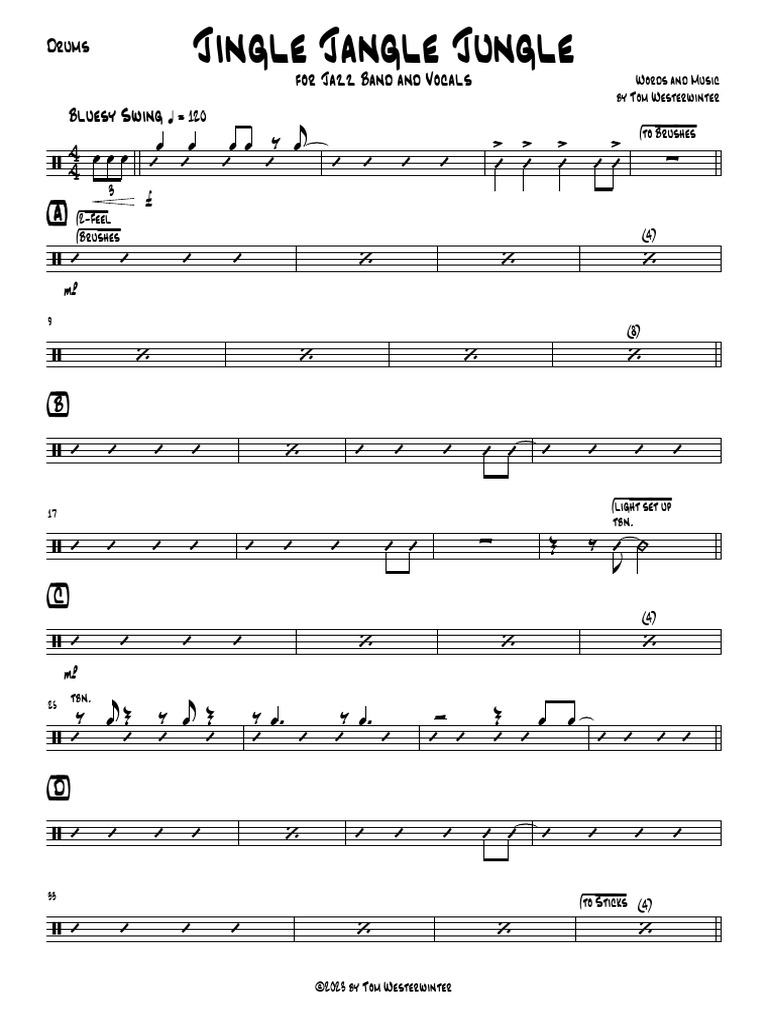 Jingle Jangle Jungle para Jazz Band | PDF