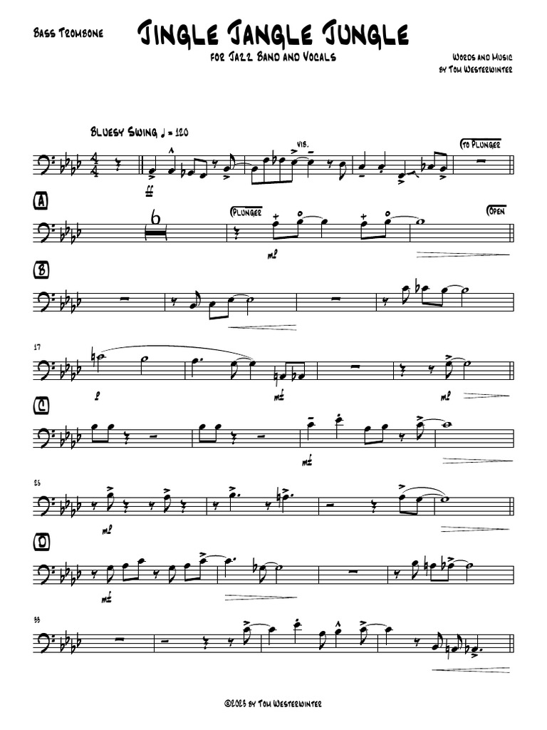 Jingle Jangle Jungle - Bass Trombone | PDF