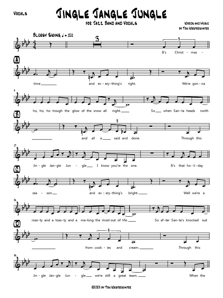 Jingle Jangle Jungle - Vocals | PDF