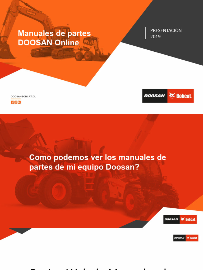 Manual de Partes Doosan 2019 | PDF