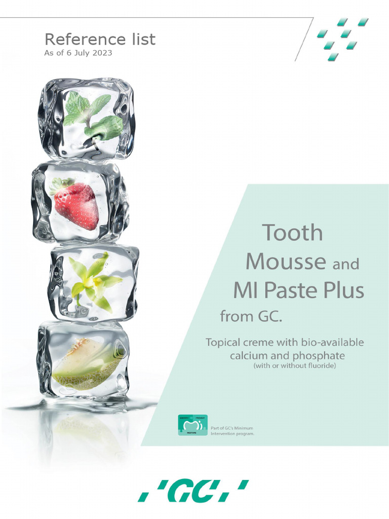 REF References Tooth Mouse MI Paste Plus | PDF | Tooth Enamel | Medical Specialties