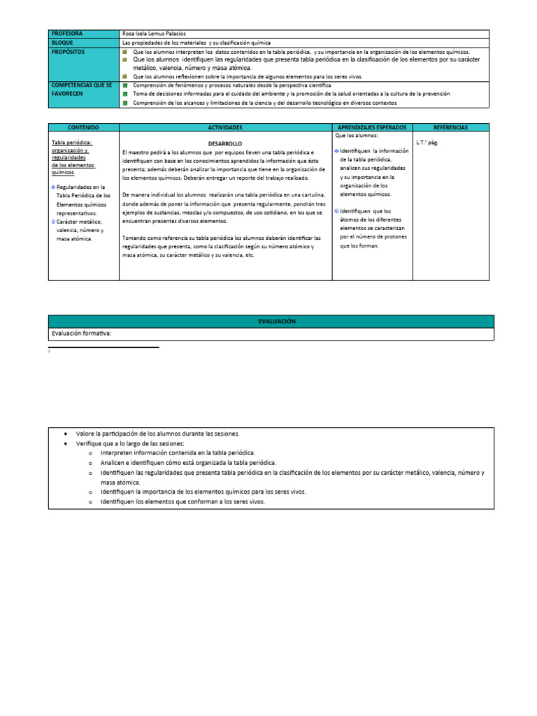 Quimica 3C, 3D, 3E, 3F | PDF