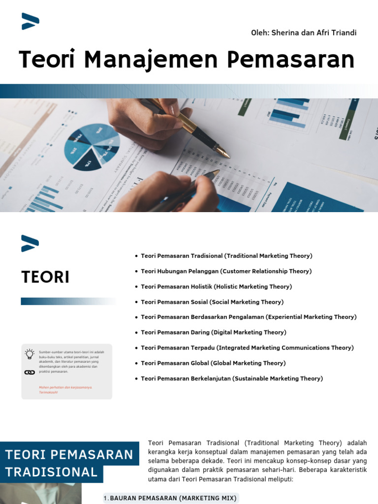 Teori Manajemen Pemasaran | PDF