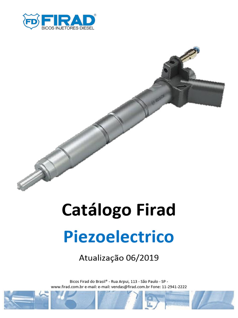 Catálogo Piezoelettric Firad 06-2019 | PDF | Gestão de marcas ...