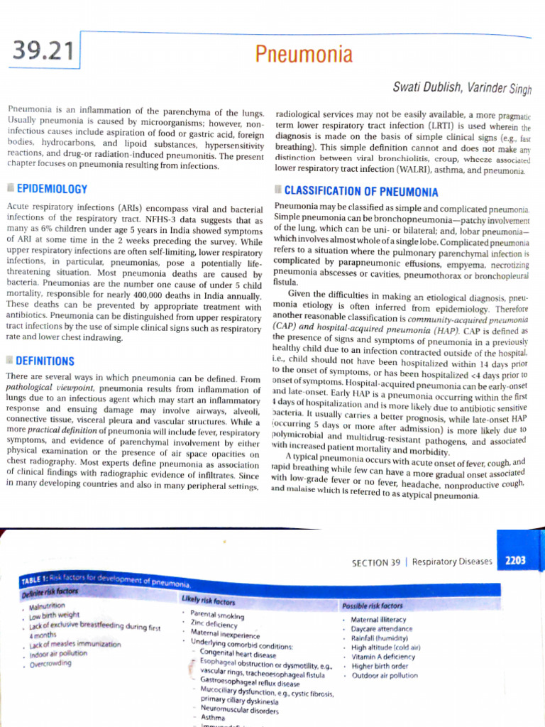 Pneumonia | PDF