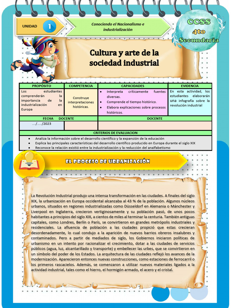 Ficha de Actividad CCSS 4°-Semana 4 | PDF