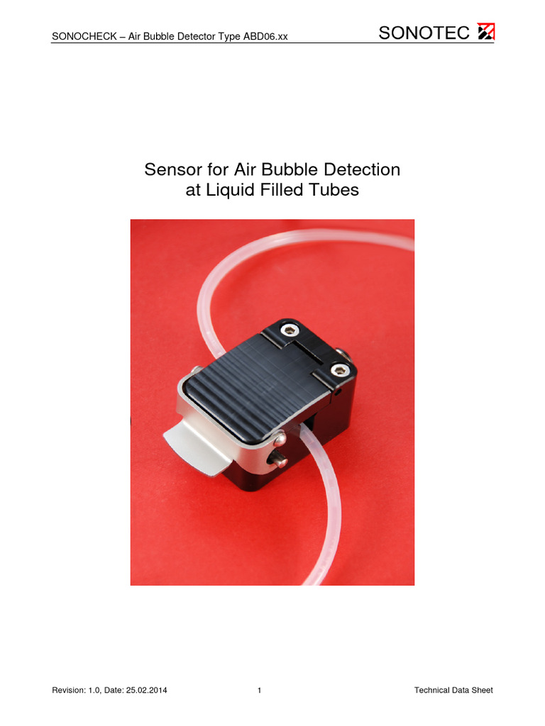 TD Sonocheck Abd06 Hinged Cover en Sonotec | PDF