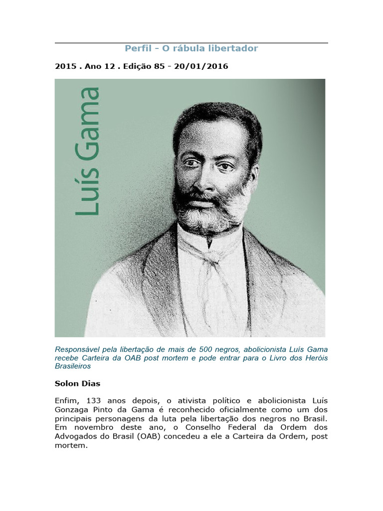 Perfil - O Rábula Libertador | PDF