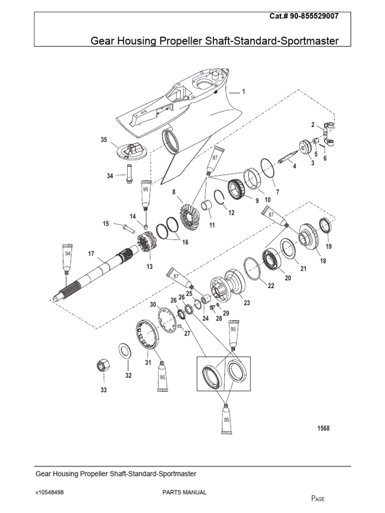 Gear Housing Propeller Shaft-Standard-Sportmaster | PDF | Bienes ...
