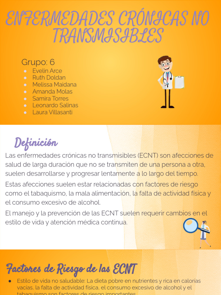 Enfermedades Crónicas No Transmisibles | PDF