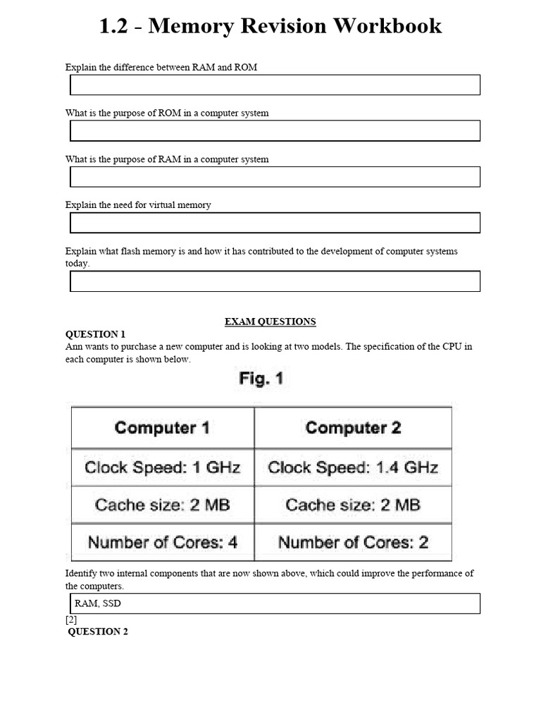 Computer Memory Basics | PDF