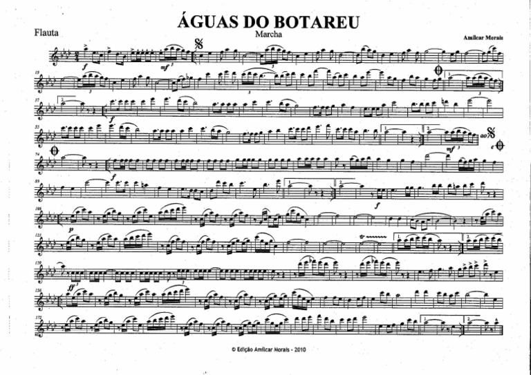Águas Do Botareu Flauta | PDF