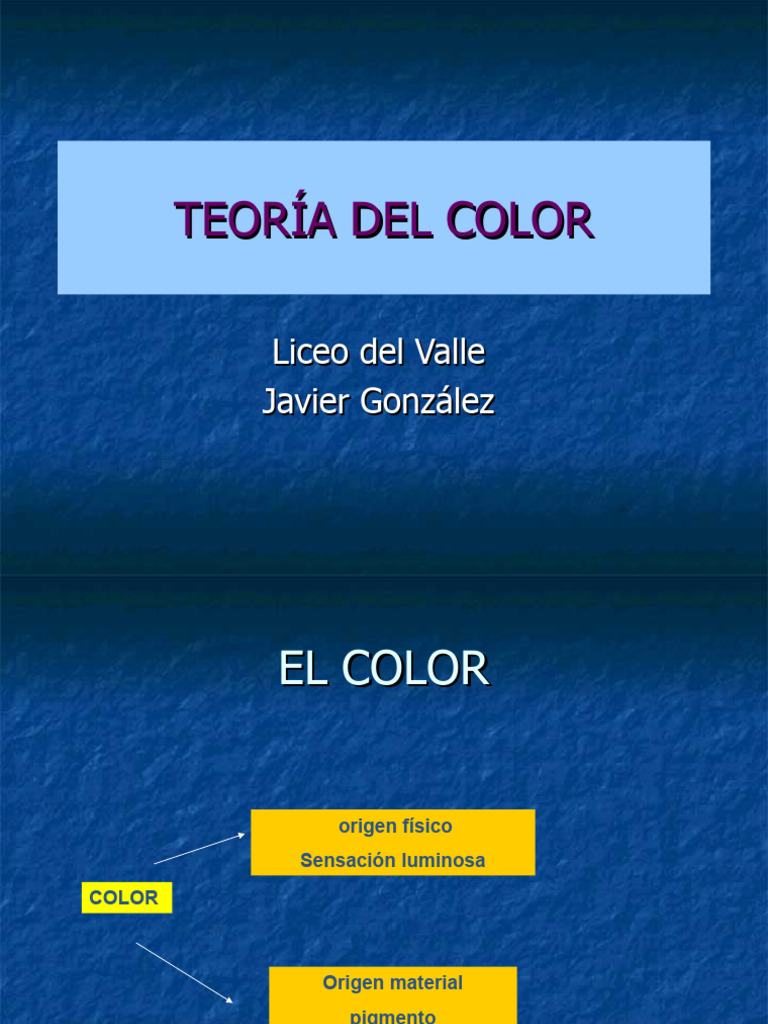 Teoria Del Color | PDF